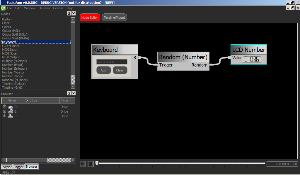 Fugio Keyboard Support – bigfug creative software